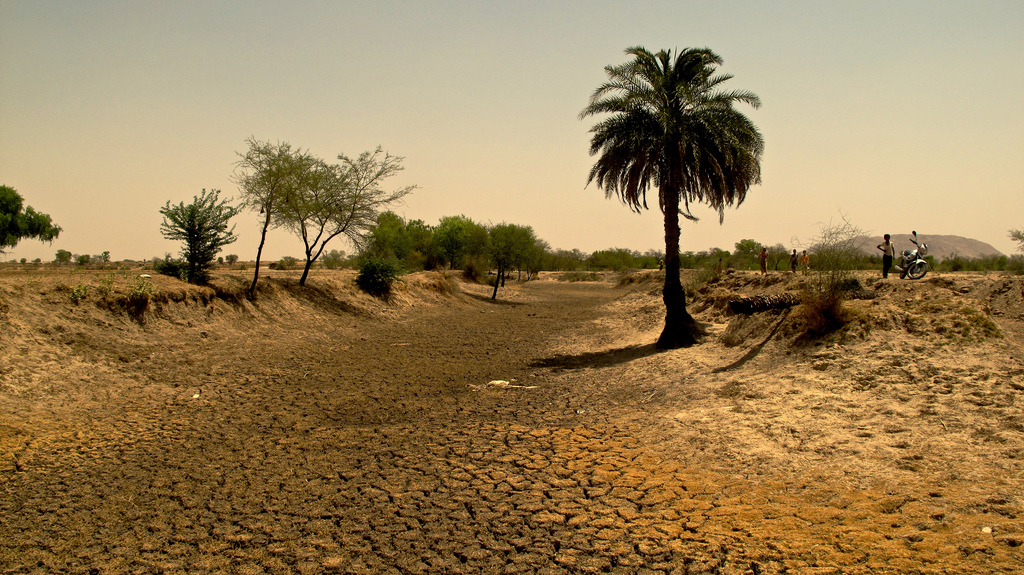 Image of a dry riverbed in Rajasthan, India | Climate & Development ...